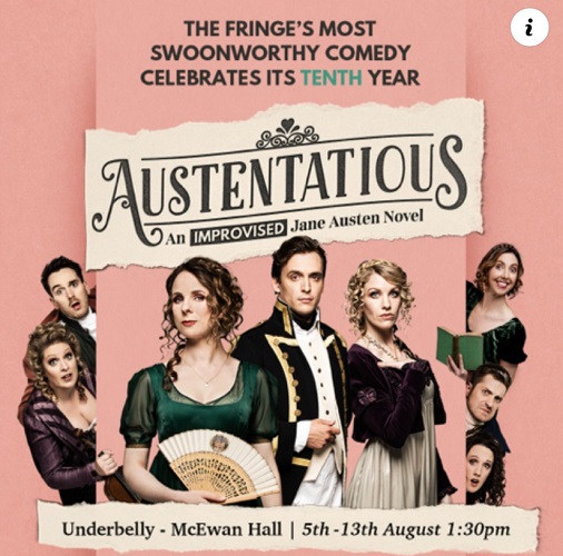 Austentatious: An Improvised Jane Austen Novel - Underbelly Bistro ...