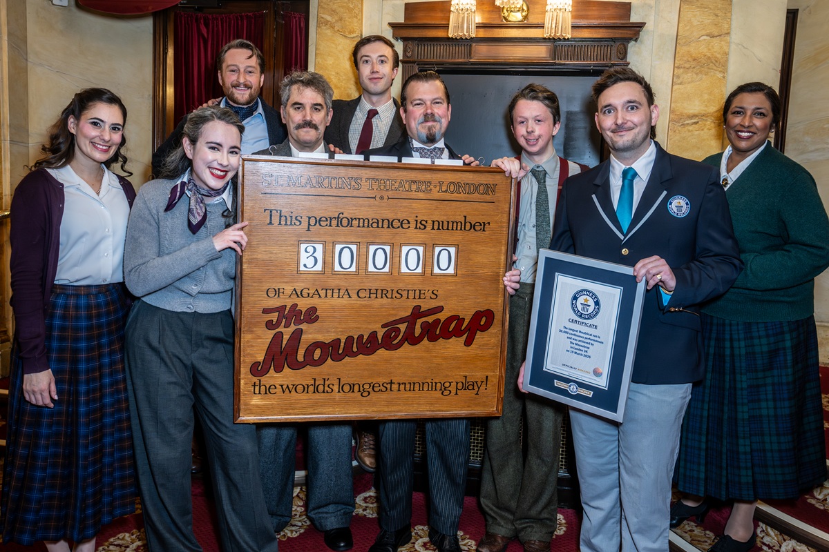 The Mousetrap celebrates Guinness World Record breaking 30000th ...